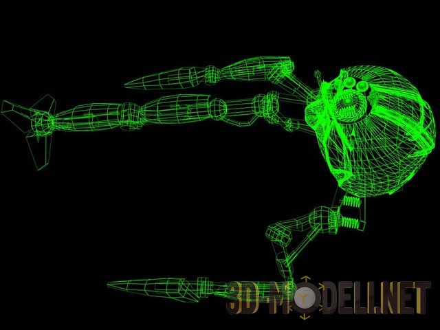 3D модель – Трехногий робот Tripod
