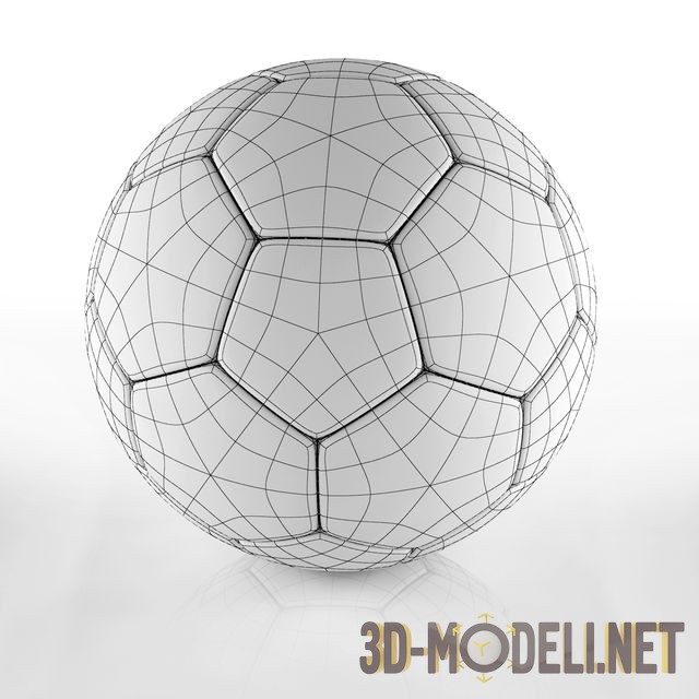 3D модель – Современный футбольный мяч Nike