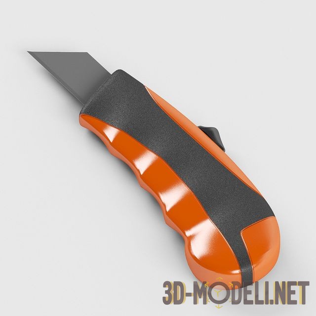 3D модель – Канцелярский нож