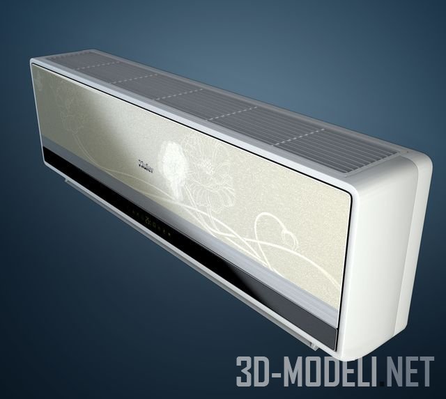 3D модель – Кондиционер Haier с декоративной панелью