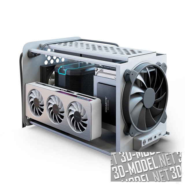 3D модель – Компьютер в корпусе Jonsbo V8 case